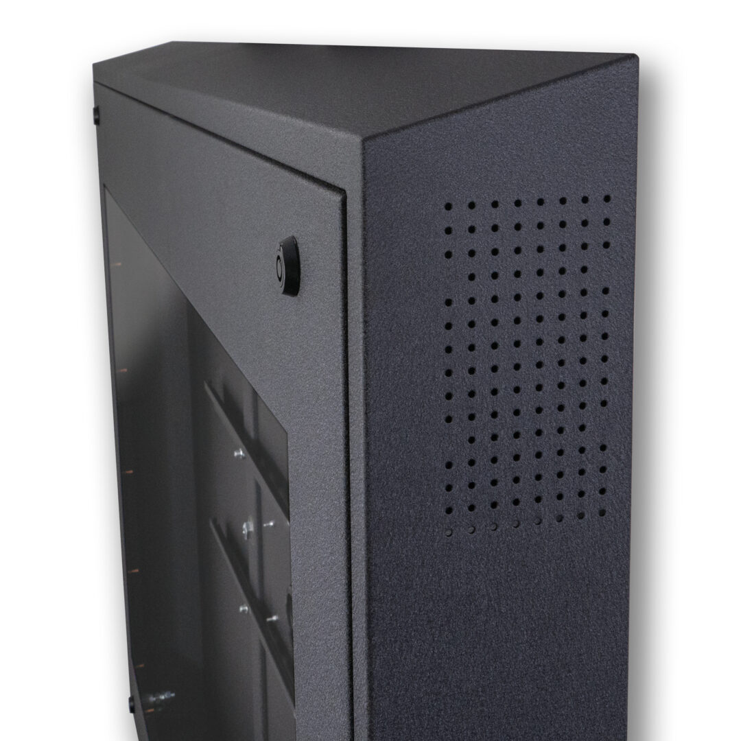 Anti Ligature TV Enclosure - Sloped Top Safety - PC Enclosures